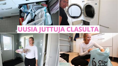 J Rjestelen Ja Siivoan Koko Kodinhoitohuoneen Clas Ohlson Ostosten
