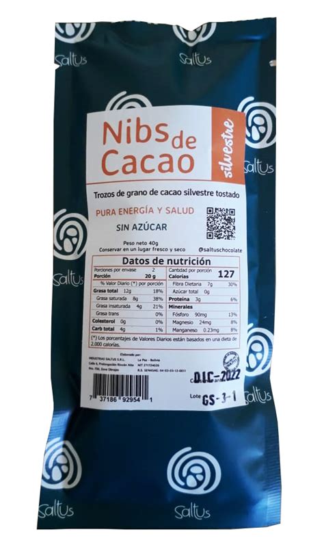 Nibs De Cacao Saltus Chocolate
