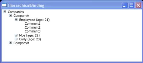Hierarchical Binding For Three Level Nested Objects Binding Windows