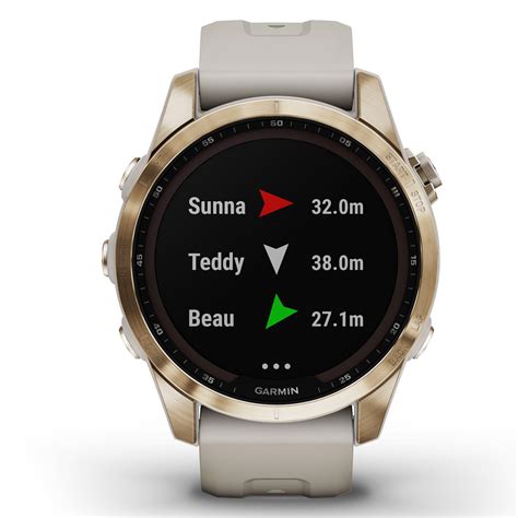 Garmin Fenix 7S Sapphire Solar Cream Gold DLC Titanium Smartwatch 010
