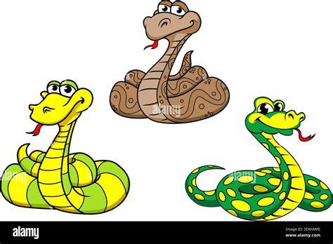 Green Rattlesnake Stock Vector Images Alamy