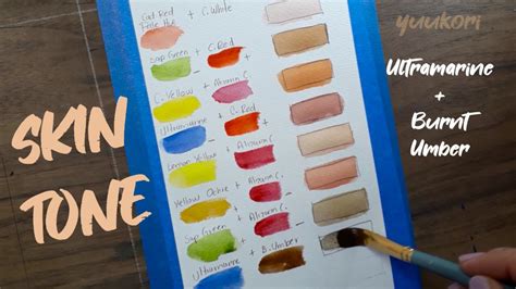 Tonos Piel Con Acuarelas Y Pocos Colores YouTube
