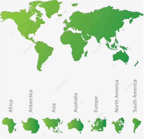 Mapa Do Mundo Ilustrado Todos Os Continentes Vetor PNG América