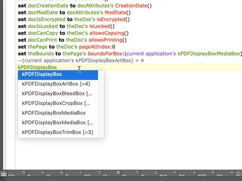 Autocompletion Display Issue Script Debugger Late Night Software Ltd