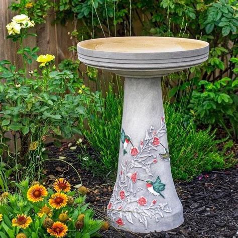 Hummingbird Bird Bath Lock Top In 2022 Bird Bath Bird Baths Homemade