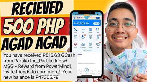 RECIEVED 500 PESOS FREE GCASH AGAD AGAD MOST LEGIT TOP 1 APP GCASH