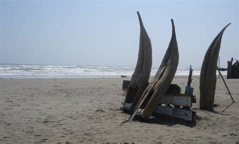 Vista Satelital Playa Caleta Santa Rosa Chiclayo Lambayeque En