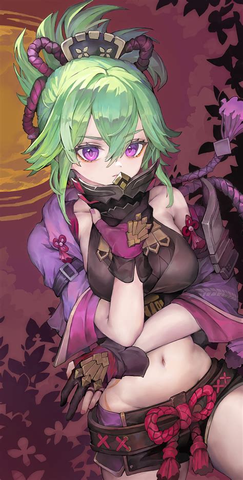 Kuki Shinobu Genshin Impact Image By VOlV0I 3680606 Zerochan
