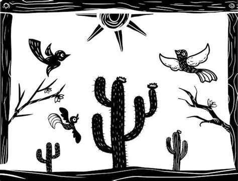 Pássaros voando sobre ilustração de xilo Premium Vector 23Freepik