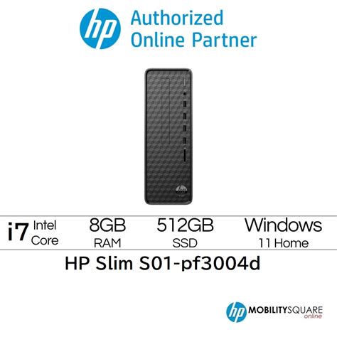 Hp Slim Desktop S Pf D I Gb Ssd Win Shopee Malaysia