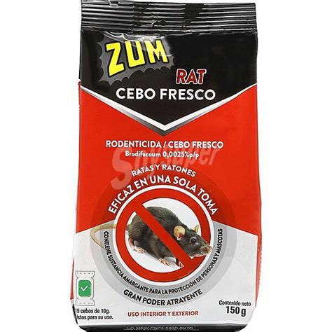 Zum Cebo Insecticida Fresco Para Ratas Y Ratones Bolsa Cebos Uso