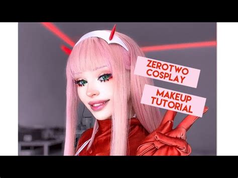 Zerotwo Anime Cosplay Makeup Tutorial From „darling In The Franxx Cosplay Makeup