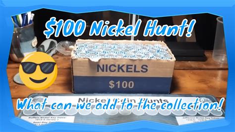 1 Box Nickel Hunt Coin Roll Hunting Nickels YouTube