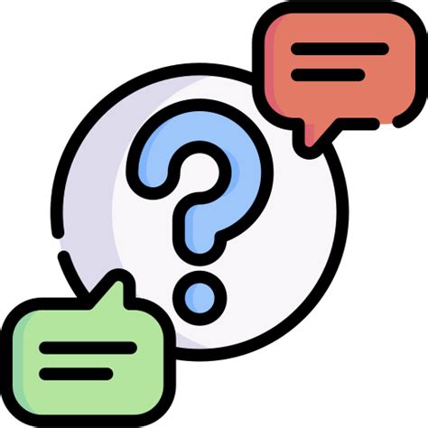 Faq Special Lineal Color Icon