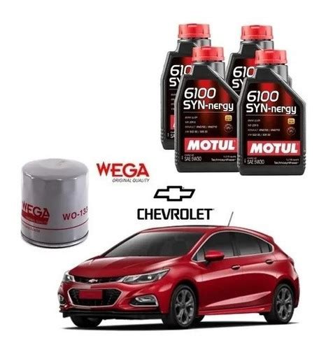 Kit Troca Leo Cruze Turbo Motul W Syn Nergy Wo