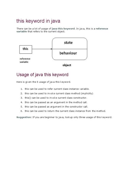 this keyword in java pdf method computer programming parameter computer programming