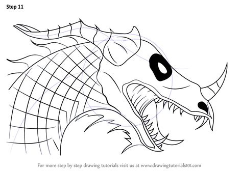 Learn How To Draw A Dragon Head Dragons Step By Step Drawing Tutorials