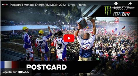 MOTOCROSS des NATIONS la carte postale vidéo Mototribu