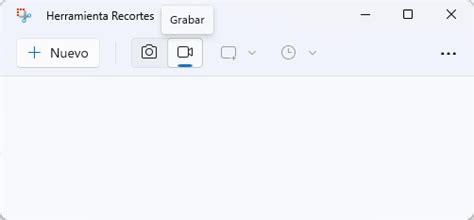 Cómo grabar la pantalla sin aplicaciones en Windows 11 con Recortes