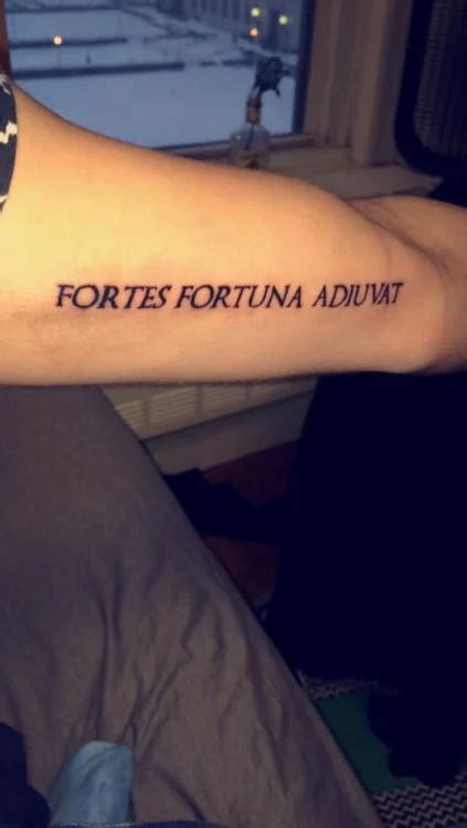 Best Fortis Fortuna Adiuvat Tattoo Ideas You Have To See To Believe