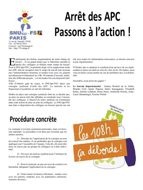 Remplissable En Ligne L ECOLE SNUIPP 11 Rue Tourtille Paris France