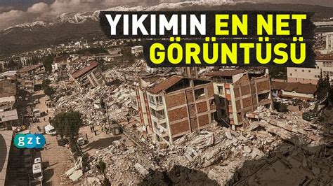Hatayı deprem sonrası havadan görüntüledik I GZT FPV DRONE YouTube
