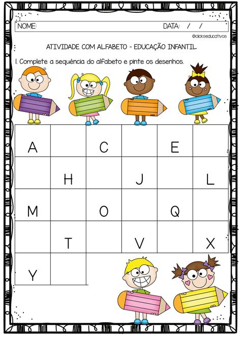 Atividades Para Trabalhar O Alfabeto Image To U