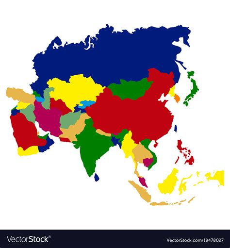 Asia Map Vector At Vectorified Collection Of Asia Map Vector Free