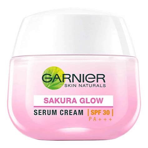 Garnier Sakura Glow Hyaluron Serum Cream SPF30 PA 50ml BD Amajan Shop
