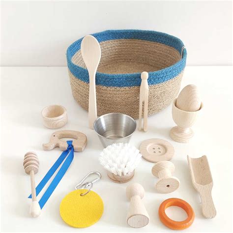 Cesto De Los Tesoros Montessori Alup