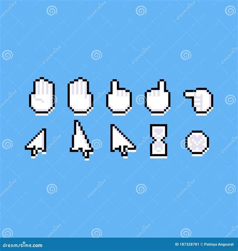 Mouse Cursor Pixel Art Superseotool
