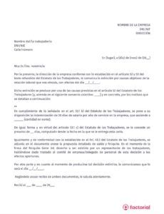 Modelo Carta De Despido Objetivo Modelo De Informe Images And Photos