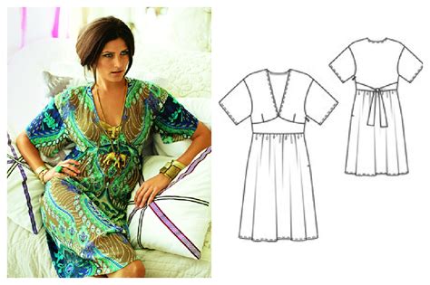 Patron Couture Gratuit Burda Robe 20