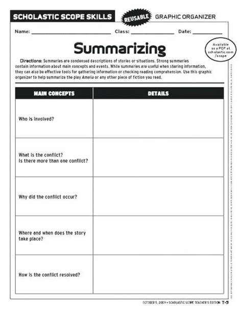 How To Teach Summarizing For Th Grade