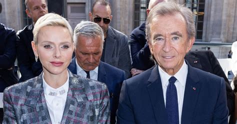La Princesse Charl Ne De Monaco Et Bernard Arnault Front Row Au