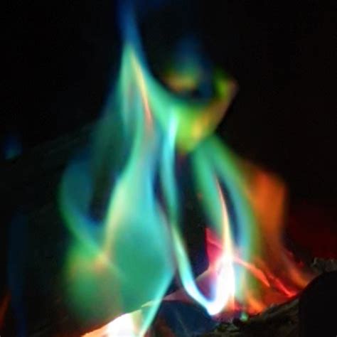 Colorful Fire Flames