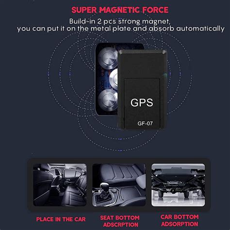 Homesweety Rastreador Gps Para Veh Culos Mini Localizador Magn Tico
