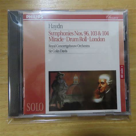 やや傷や汚れあり028944657623 CDDAVIS HAYDN SYMPHONIES NOS 96 103 104の落札