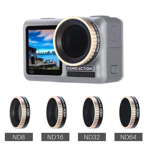 ULANZI Camera Lens ND Filter For DJI OSMO Action ND32 ND64 Lens Filters