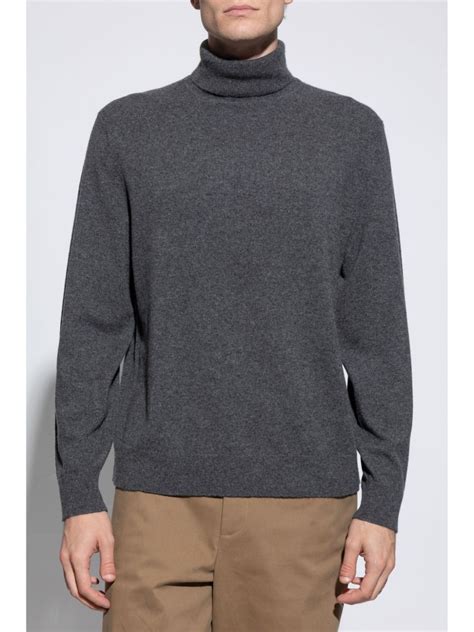 Theory Suéter De Cachemira Con Cuello Vuelto Gris FARFETCH MX