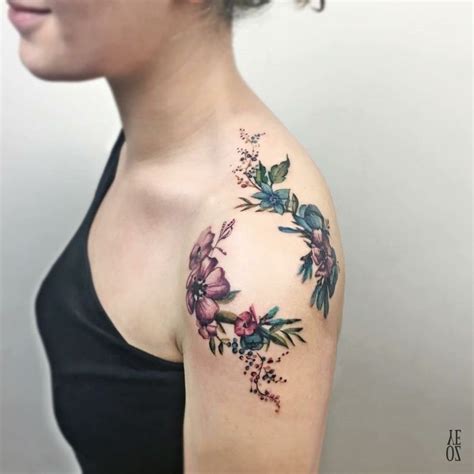 Top 97 Tatuajes De Flores En El Hombro Abzlocal Mx