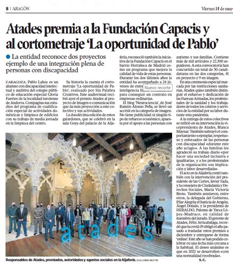Reporte de comunicación de ATADES 19 05 2021