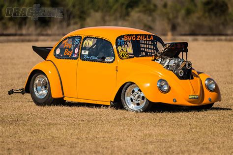 Ron Clark S Outrageous Bugzilla Blown Radial Tire VW Bug Dragzine