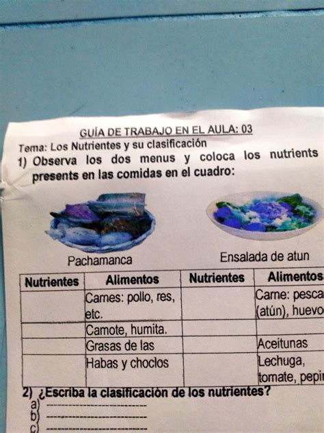 SOLVED Urgente Plis Para Hoy GUIA DE TRABAJO ENEL AULA 02 Tema Los
