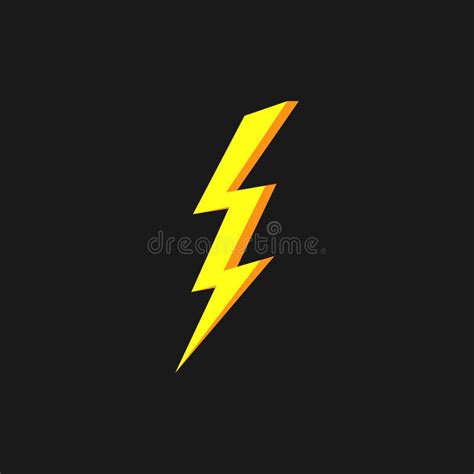 Thunder And Bolt Lighting Elements Flash Icons Set Elestric Blitz