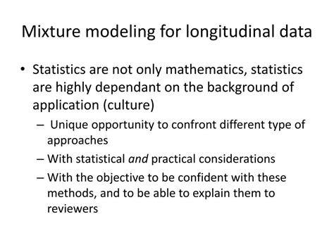 ppt inserm workshop st raphael mixture modeling for longitudinal data introduction