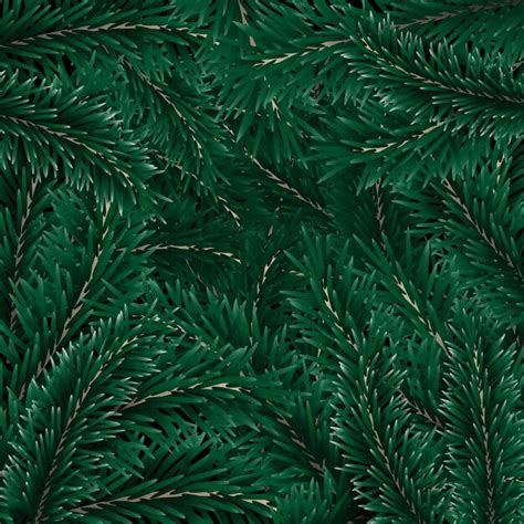 Fundo de galhos de árvore de natal Vetor Premium