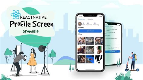 React Native Profile Screen React Native Profile Ui Youtube