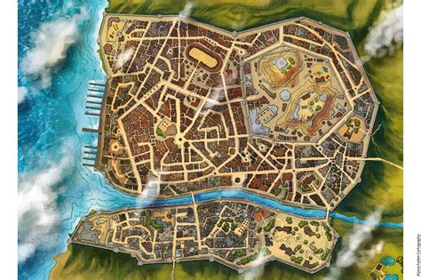 Battlemaps Fantasy Map Fantasy City Tabletop Rpg Maps Images And