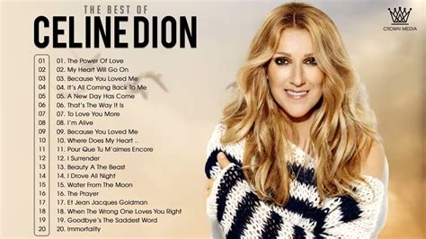Celine Dion Greatest Hits Full Album 2022 YouTube